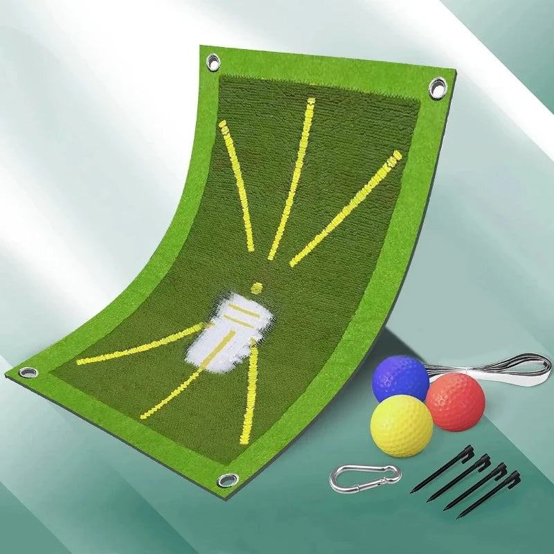 Golf Training Mat Kit - Improve Swing Accuracy & Technique Anywhere ...